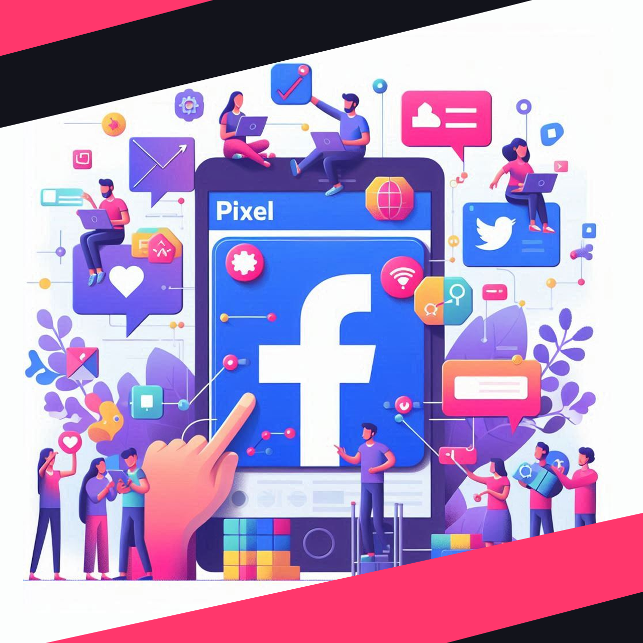 Facebook Pixel - creating and connecting - MVP - CRM. end-to-end analytics for Telegram